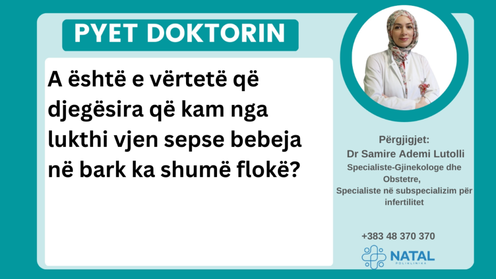 A është e vërtetë që djegësira që kam nga lukthi vjen sepse bebeja në ...